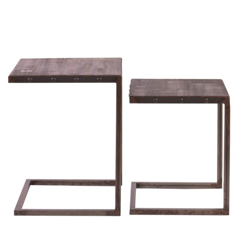 JUEGO DE MESA AUXILIAR FLOW - Muebles de diseño en Soluciones Contract